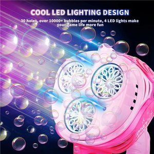 Toys | Space Bubble Gun Automatic Bubble Machine 1000 Bubbles In 1 ...